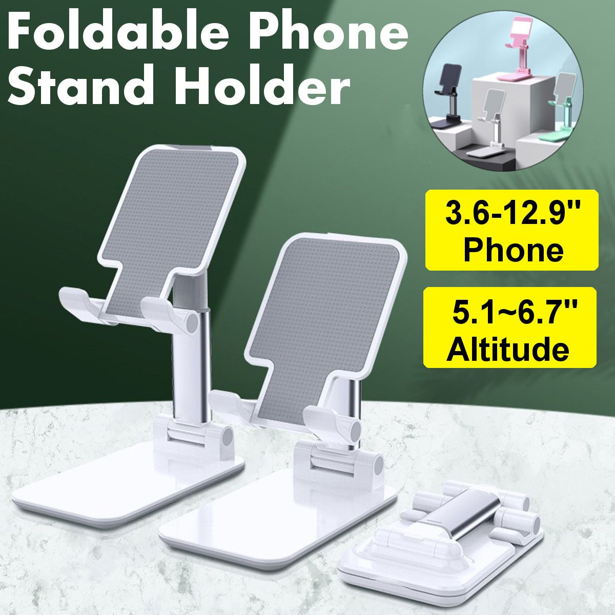 CCT4 Folding Telescopic Stand - Mobile Phone & Tablet Desktop Holder ...