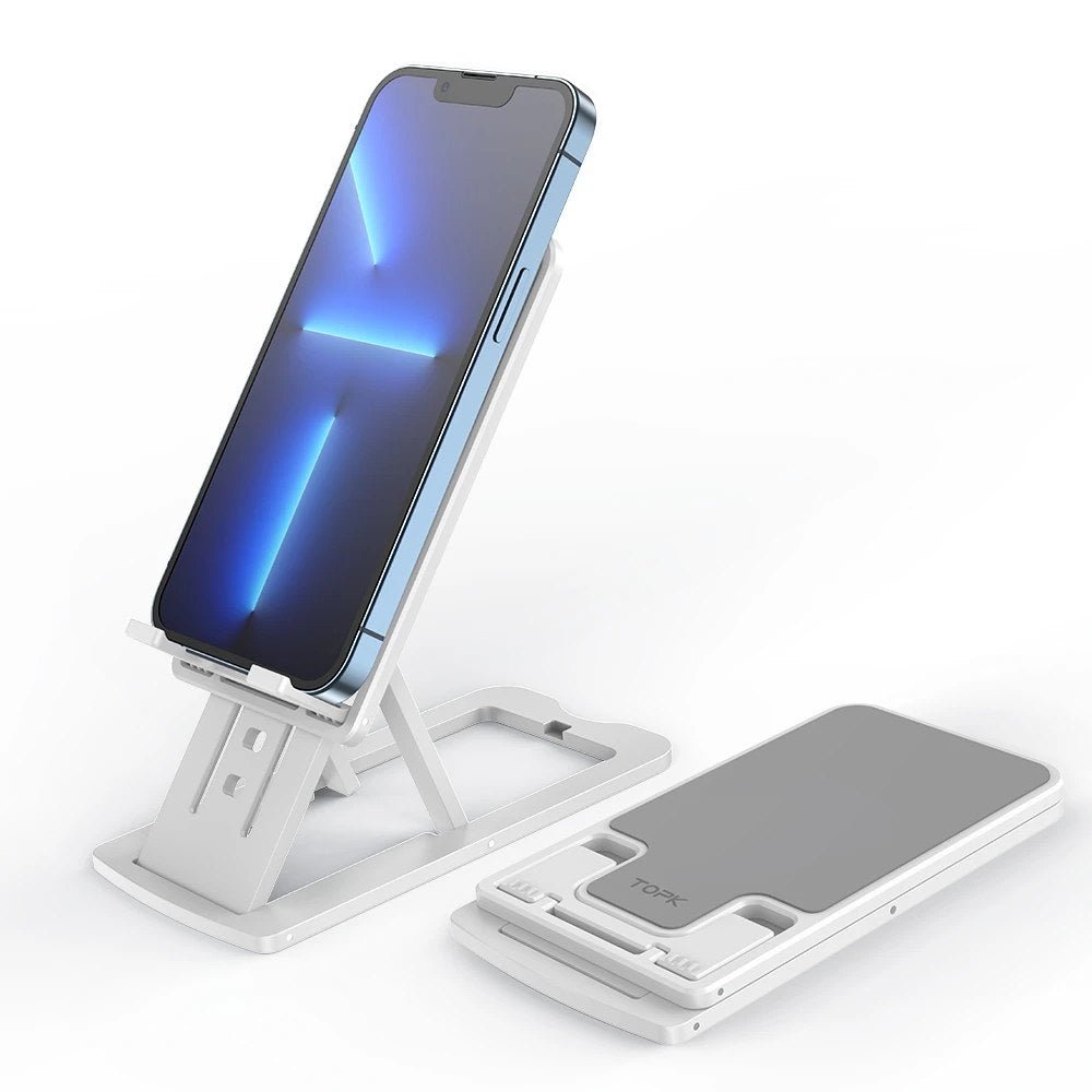 TOPK Adjustable Foldable Stand - Desktop Table Holder for iPhone & iPad ...